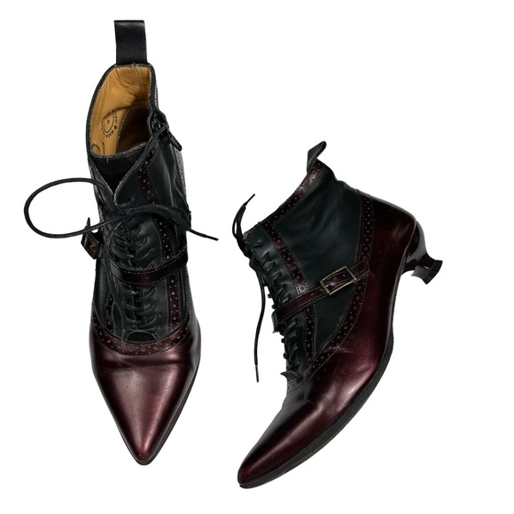 John Fluevog | Shoes | John Fluevog Bront Burgundy Leather Lace Up ...
